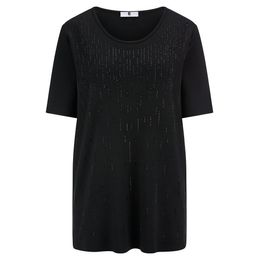Emilia Lay - Rundhals-Shirt, schwarz, Gr. 44 / L