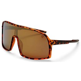 CHPO Erica Sonnenbrille - Sportbrillen - turtle brown -gold mirror