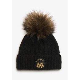 Superdry Beanie female Black size One Size
