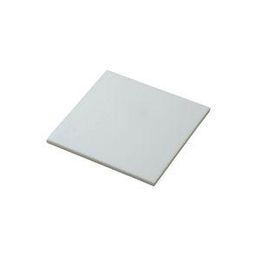 MACOR Platte, Machinable Glass Ceramic (MGC), 100mm, 2.52g/cm&sup3;, Weiss - M PLATE 3/100/100