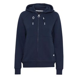 oxmo Zip-Up Hoodie female Blue size XXL