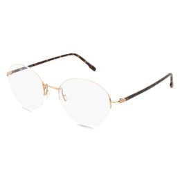 Rodenstock R7145 Brille Unisex | Fassung: Vollrand, Rund, Gold