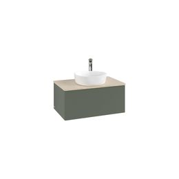 Villeroy & Boch V&B Waschtischunterschrank mit Frontstruktur Antao 80x36x50cm, HL, WBP botti., le g. m Lac ; Villeroy & Boch (K30153HL)
