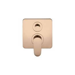 Hansgrohe Fertigset Axor Citterio M UP-Wannen-Einhebelmischer, polished red gold (34425300)