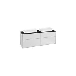 Villeroy & Boch V&B Waschtischunterschrank Finion 160x60,3x50,1cm, Gl. bla m, wh. m Lac ; Villeroy & Boch (F72200MT)