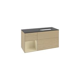 Villeroy & Boch V&B Waschtischunterschrank Finion 120x60 cm, Reg li si Gr m Lac, Oa Veneer ; Villeroy & Boch (F682HJPC)