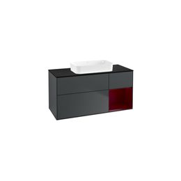 Villeroy & Boch V&B Waschtischunterschrank Finion 120x60 cm, Reg re Peo, md bl. m Lacquer ; Villeroy & Boch (F712HBHG)