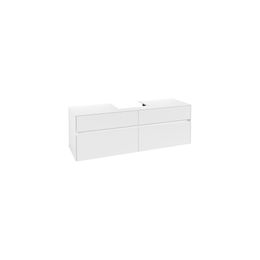 Villeroy & Boch V&B Waschtischunterschrank Collaro 160x54,8x50cm, WT mittig, white matt ; Villeroy & Boch (C07700MS)