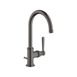 Hansgrohe Waschtisch-Einhebelmischer 210 Axor Montreux A 175mm, m Zugst.Abl.Gar., brush. bla vc (16517340)