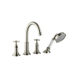 Hansgrohe Fertigmontageset Axor Montreux 4-L-Fliese-Ar, m Kreuzgr., brush. ni. (16544820)