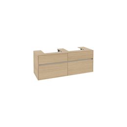 Villeroy & Boch V&B Waschtischunterschrank Collaro 140x54,8x50cm, f 2 WT, nordic oak ; Villeroy & Boch (C07600VJ)