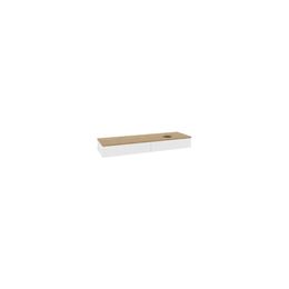 Villeroy & Boch V&B Waschtischunterschrank ohne Frontstruktur Antao 160x50cm, HL, WBP hon. Oa, wh. m Lac ; Villeroy & Boch (K16051MT)