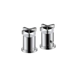 Hansgrohe Fertigmontageset Axor Citterio 2-L-W-Ran-Arm, m Thermostat, Kreuzgr., chr (39480000)