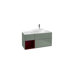 Villeroy & Boch V&B Waschtischunterschrank Finion 120cm, Pl w m, Reg Peo m Lac, Oli. m Lac ; Villeroy & Boch (F941HBGM)