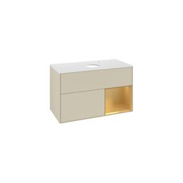 Villeroy & Boch V&B Waschtischunterschrank Finion 100, Pl w m, Reg gol m Lac, si Gr m Lac ; Villeroy & Boch (F901HFHJ)