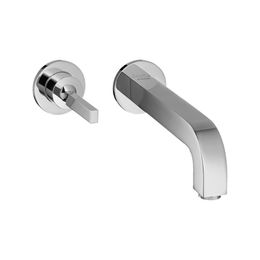 Hansgrohe Fertigmontageset Axor Citterio UP-Waschtisch-Einhebelmischer, m Pin-Griff, Ausl. 220mm, chr (39116000)