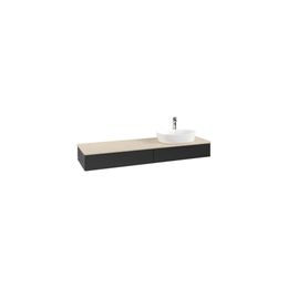 Villeroy & Boch V&B Waschtischunterschrank ohne Frontstruktur Antao 160x50cm, HL, WBP botti., bla m Lac ; Villeroy & Boch (K16053PD)