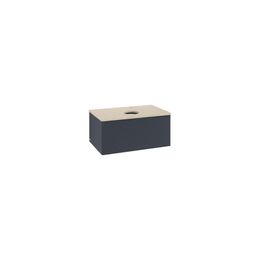 Villeroy & Boch V&B Waschtischunterschrank mit Frontstruktur Antao 80x36x50cm, HL, WBP botti., md bl. m Lac ; Villeroy & Boch (K30153HG)
