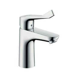 Hansgrohe Waschtisch-Einhebelmischer Focus 100 o ZugstAblGar, m ex. lang. Komf.Griff, c (31915000)