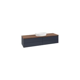 Villeroy & Boch V&B Waschtischunterschrank ohne Frontstruktur Antao 160x50cm, WBP-farbe w. wal, md bl. m Lac ; Villeroy & Boch (K25012HG)