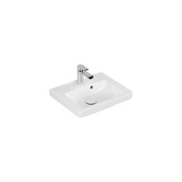 Villeroy & Boch V&B Möbel-Handwaschbecken Subway 2.0 45x37cm, we C+, mit Hahnloch, Überlauf ; Villeroy & Boch (7315F5R1)