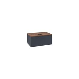 Villeroy & Boch V&B Waschtischunterschrank mit Frontstruktur Antao 80x36x50cm, HL, WBP w. wal, md bl. m Lac ; Villeroy & Boch (K30152HG)
