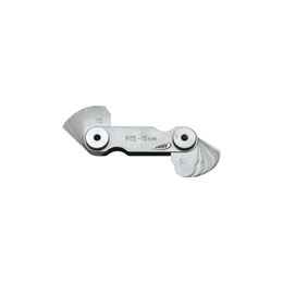 Helios-Preisser Radienschablone, INOX, 15 Blatt 15,5 - 25,0 mm (0604206)