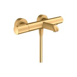 Hansgrohe Wannen-Thermostat Axor Citterio M AP, Ausl. 180mm, 2 Verbr., brushed brass (34435950)