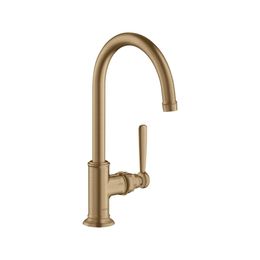 Hansgrohe Waschtisch-Einhebelmischer 210 Axor Montreux A 175mm, unver Abl.garn, brush. bron (16518140)