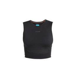 Icebreaker Sports Bra 'ZoneKnit Energy Wind' female Black size S