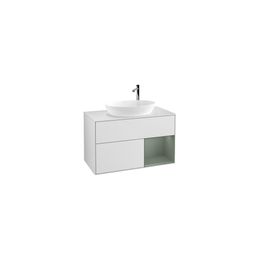 Villeroy & Boch V&B Waschtischunterschrank Wandbeleuchtung Finion 100, Pl wh. m, Reg Oli. m Lac, wh. m Lac ; Villeroy & Boch (G901GMMT)