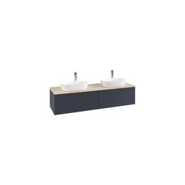 Villeroy & Boch V&B Waschtischunterschrank mit Frontstruktur Antao 160x50cm, HL, WBP botti., md bl. m Lac ; Villeroy & Boch (K39153HG)