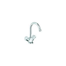 Grohe Waschtisch-Zweigriff-Armatur Costa 1/2", vers Ket., schwenkb. Rohrausl, ch (21337001)