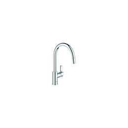 Grohe Einhand-Sp&uuml;ltischbatterie BauLoop 30543 hoher Auslauf azb. Laminarbrause chrom (30543000)