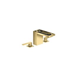 Hansgrohe 3-Loch-Waschtischarmatur 110 Axor MyEdition A 150mm, m Pus-Op-Abl, o Pl, po gol opt (47072990)