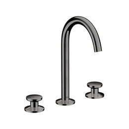 Hansgrohe 3-Loch-Waschtischarmatur Sel. 170 Axor One A 140mm, m Pus-Op-Abl, pol. bla vc (48070330)