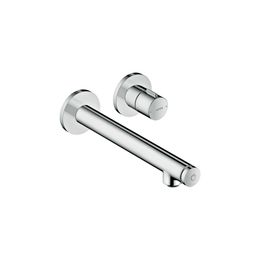 Hansgrohe Fertigset Axor Uno Select UP-Waschtisch-Einhebelmischer, m Ausl. 221mm, brushed nickel (45113820)
