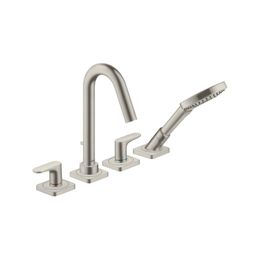 Hansgrohe Fertigset Axor Citterio M 4-L-BW-Rand-Arm, A 135mm, Edelstahl-Optik (34444800)