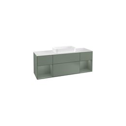Villeroy & Boch V&B Waschtischunterschrank Abdeckplatte wh. m Finion 160x60cm, Reg Oli. m Lac, Oli. m Lacquer ; Villeroy & Boch (F331GMGM)