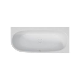 Hoesch Eck-Badewanne iSENSI 190x90cm, 235 l, rechte Ausf&uuml;hrung, wei&szlig; (3842.010)