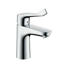 Hansgrohe Waschtisch-Einhebelmischer Care 100 Focus CoolSt m ex. lang. Komf.Griff, o. Abl.garn, chr (31917000)