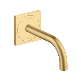 Hansgrohe Elektronischer Waschtischmischer Axor Uno UP, Ausladung 165mm, brushed gold optic (38119250)