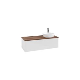 Villeroy & Boch V&B Waschtischunterschrank ohne Frontstruktur Antao 120x36x50cm, HL, WBP w. wal, glo wh. Lac ; Villeroy & Boch (K34052GF)