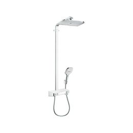 Hansgrohe Showerpipe Raindance E mit Thermostat, 1jet, wei&szlig;/chrom (27288400)