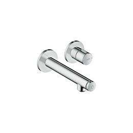 Hansgrohe Fertigset Axor Uno Select UP-Waschtisch-Einhebelmischer, m Ausl. 158mm, brushed nickel (45112820)