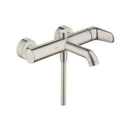 Hansgrohe Wannen-Einhebelmischer Axor Citterio M AP, Ausladung 200mm, Edelstahl-Optik (34420800)