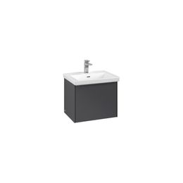 Villeroy & Boch V&B Waschtischunterschrank Subway 3.0 52,3x42,9x44,8cm, o LE/Gr Alu gl, graph. ; Villeroy & Boch (C57900VR)