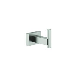 Grohe Bademantelhaken Essentials Cube verdeckte Befestigung, supersteel (40511DC1)