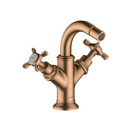 Hansgrohe 2-G-Bidet-Armat Axor Montreux A 104mm, m Kreuz, ZugstAblGar, b bron (16520140)