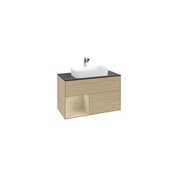 Villeroy & Boch V&B Waschtischunterschrank Abdeckplatte bla m Finion 100x60,3cm, Reg li si Gr m Lac, Oa ven ; Villeroy & Boch (F242HJPC)